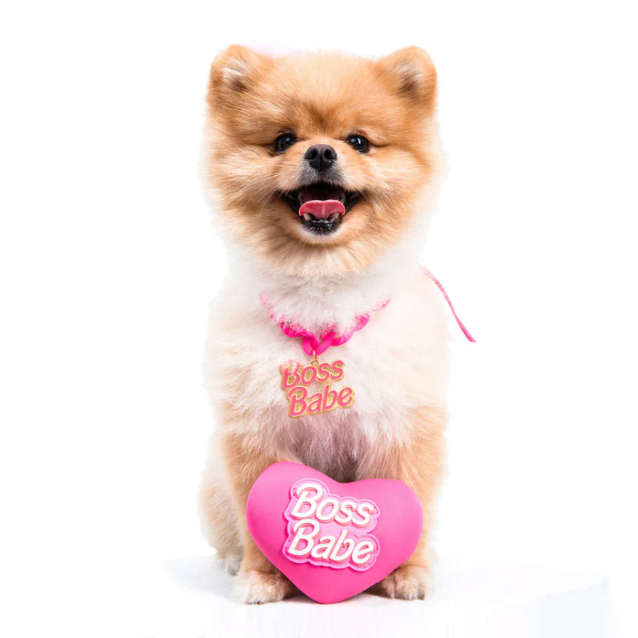HEART BOSS BABY TOY by MOSHIQA WDS (PINK) – Petsaporter